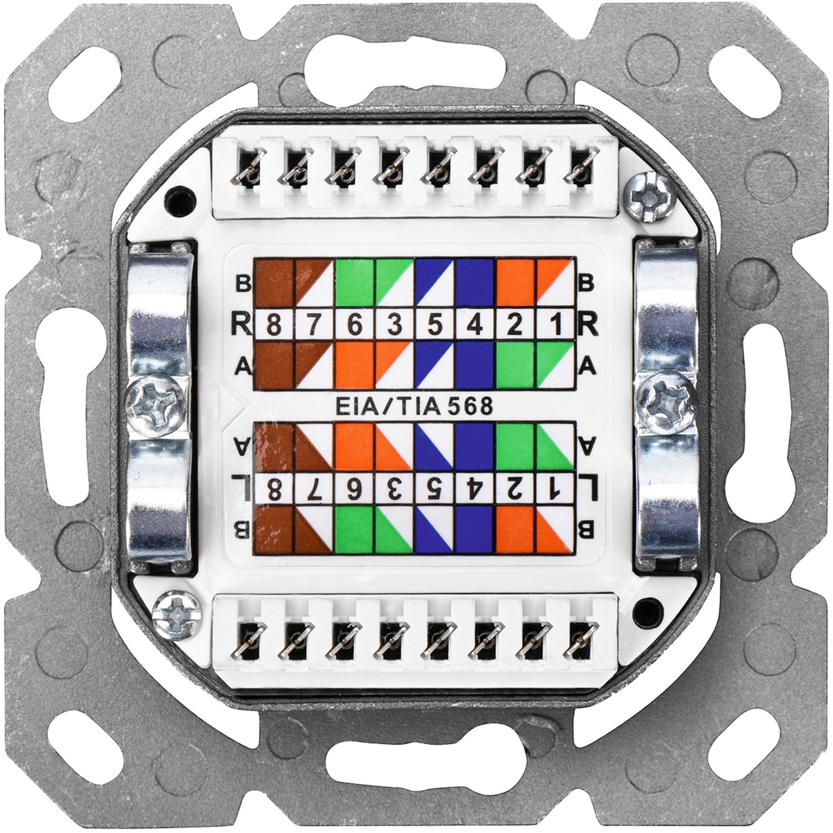 Digitus Cat6 Anschlussdose Aufputz, 2x RJ-45 | 3547